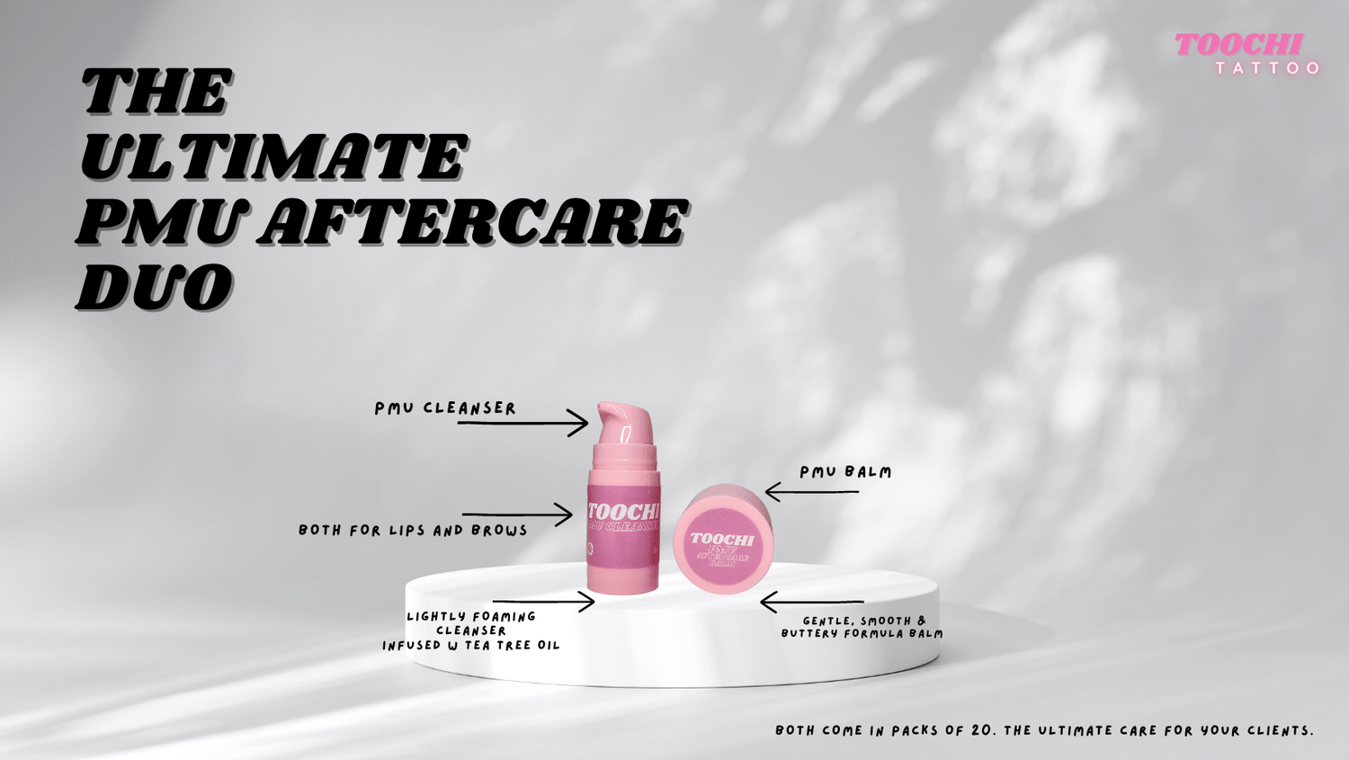 Toochi PMU Aftercare Balm Packs - Tattoo Supplies & Numbing Creams ...